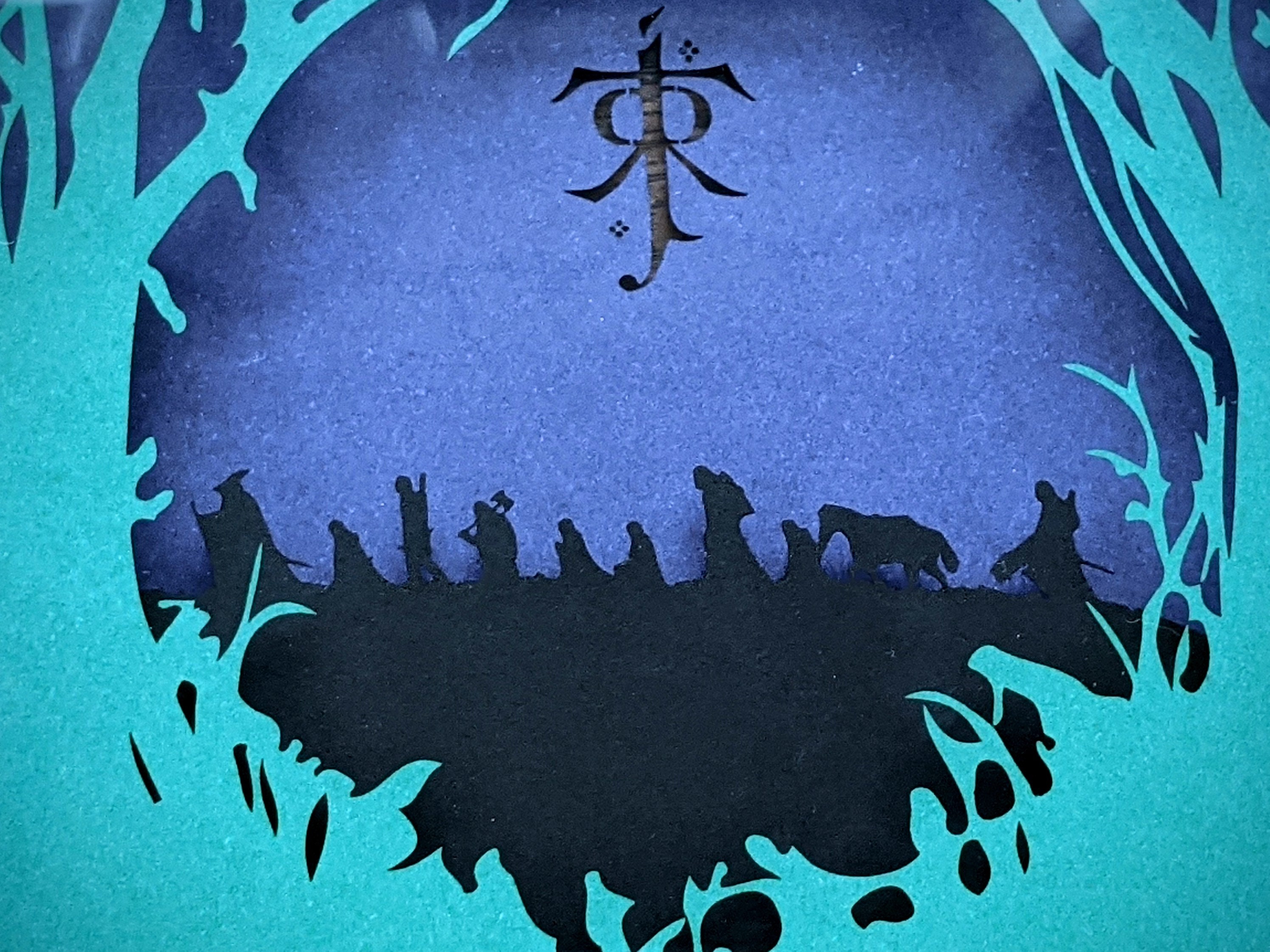 Lord of the Rings Paperbox Custom Handmade Cardstock - Etsy