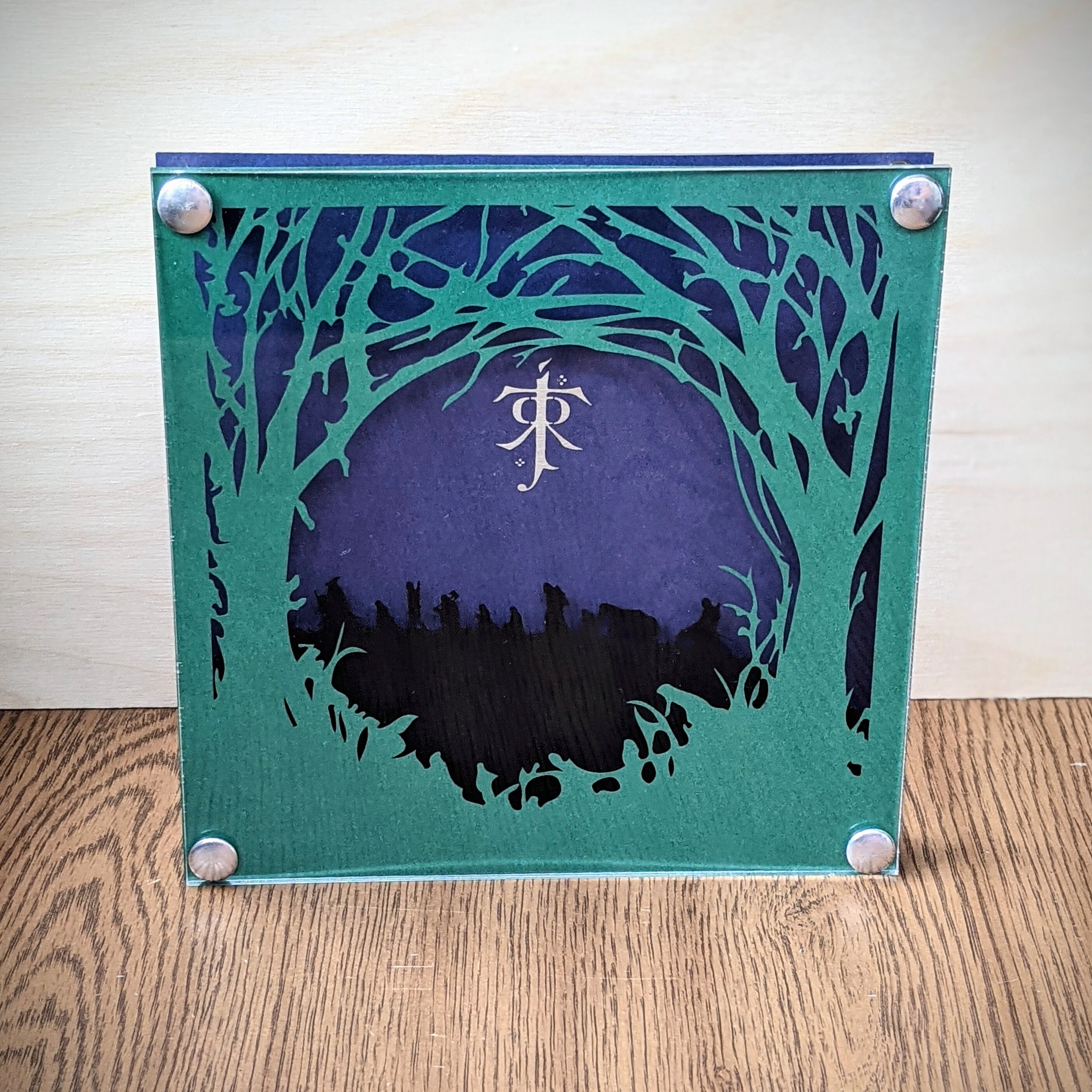 Lord of the Rings Paperbox Custom Handmade Cardstock - Etsy