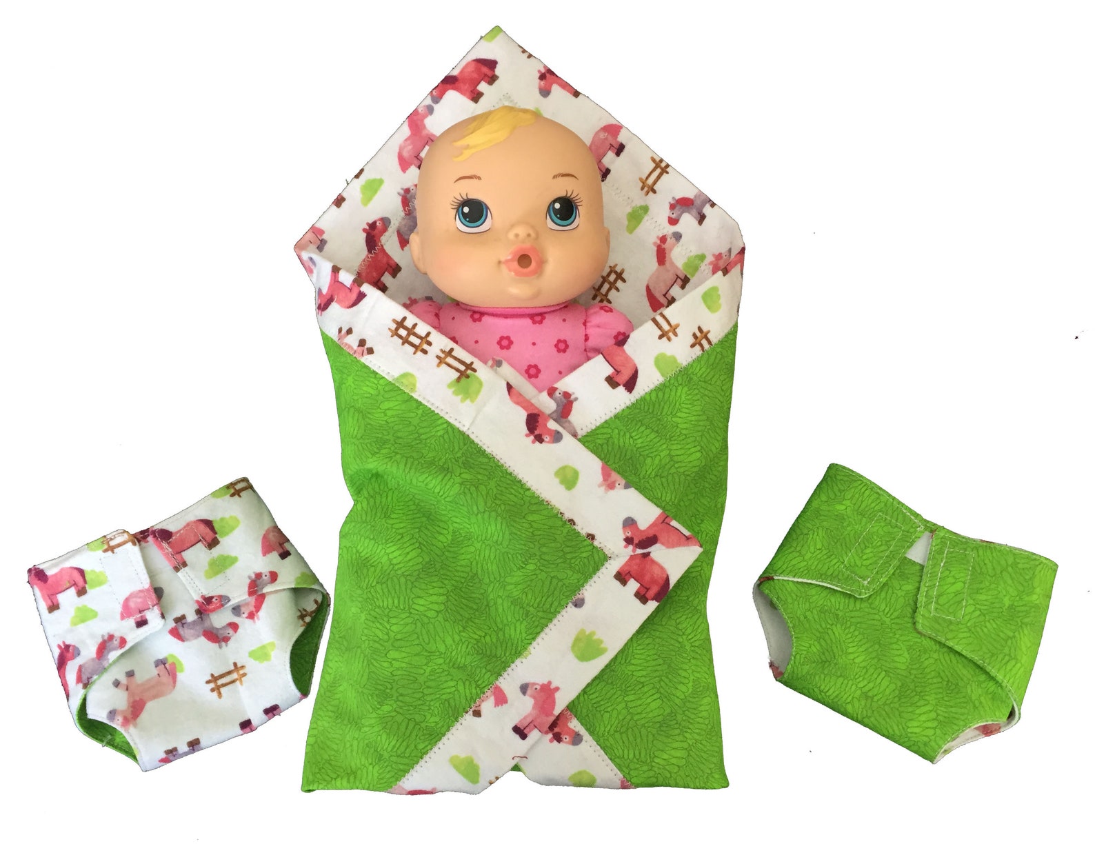 Digital Diaper and Receiving Blanket Pattern for Baby Doll | Etsy