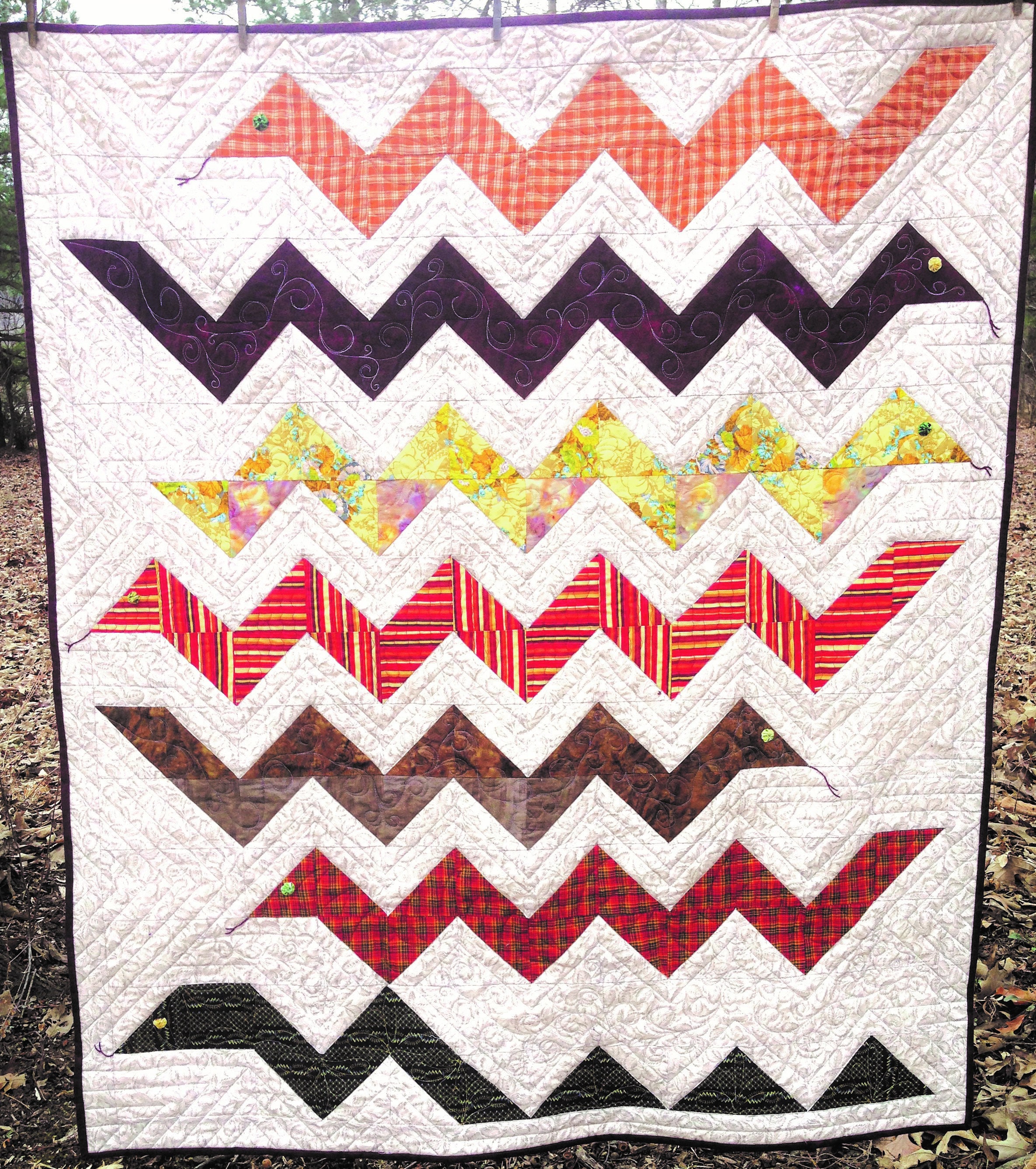 Speedy Snakes lap quilt pattern | Etsy