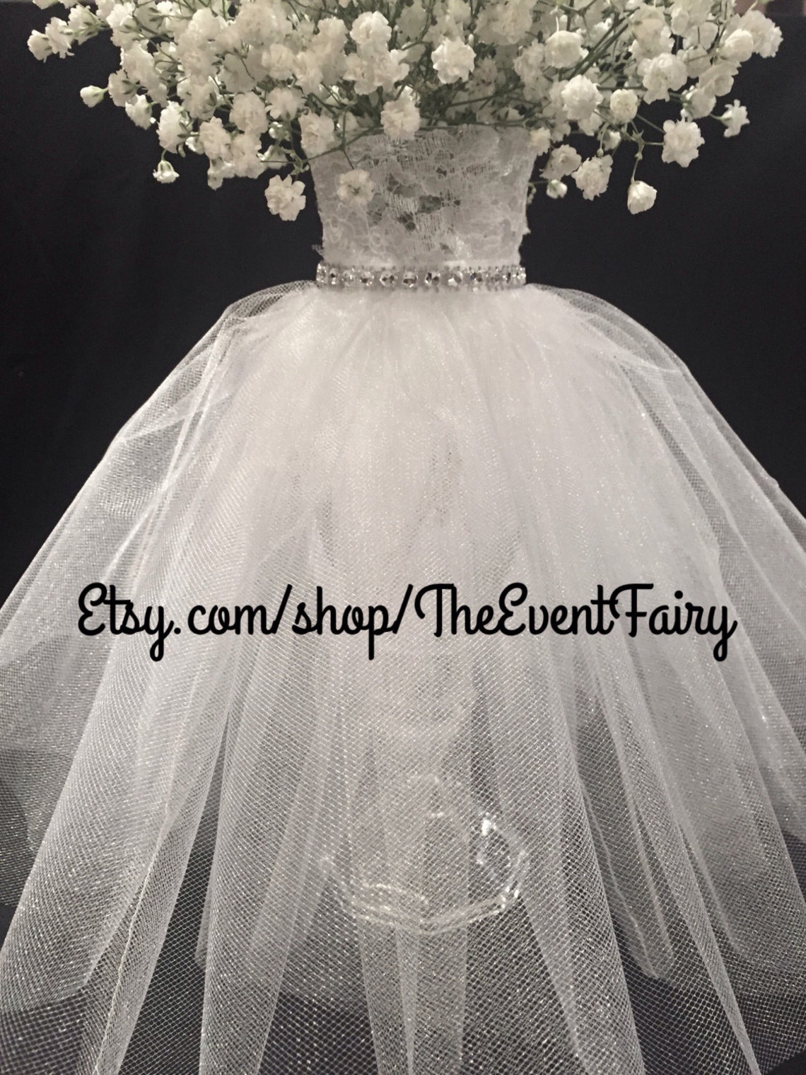 Centerpiece Wedding Dress Vase - Etsy