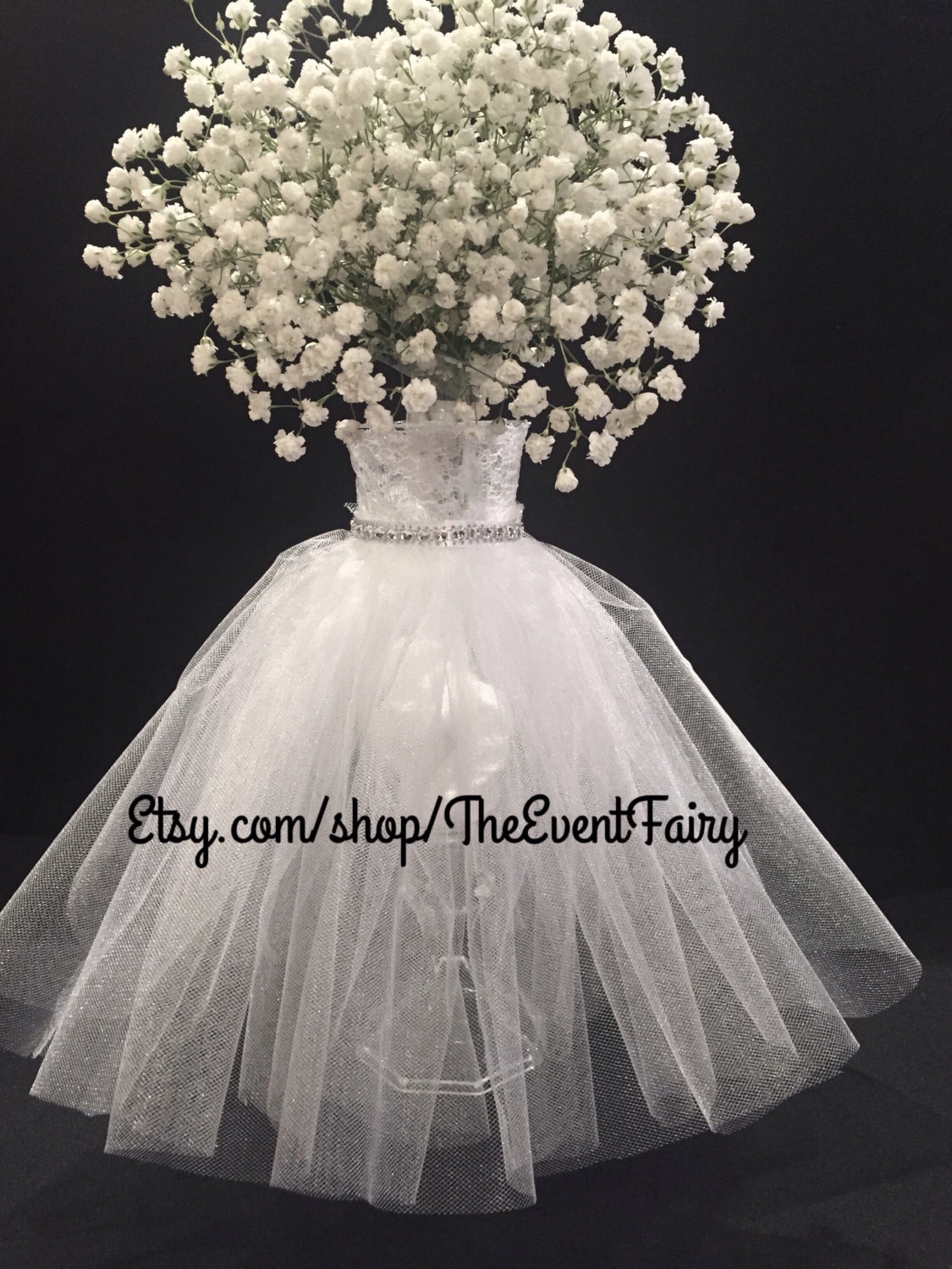Centerpiece Wedding Dress Vase - Etsy