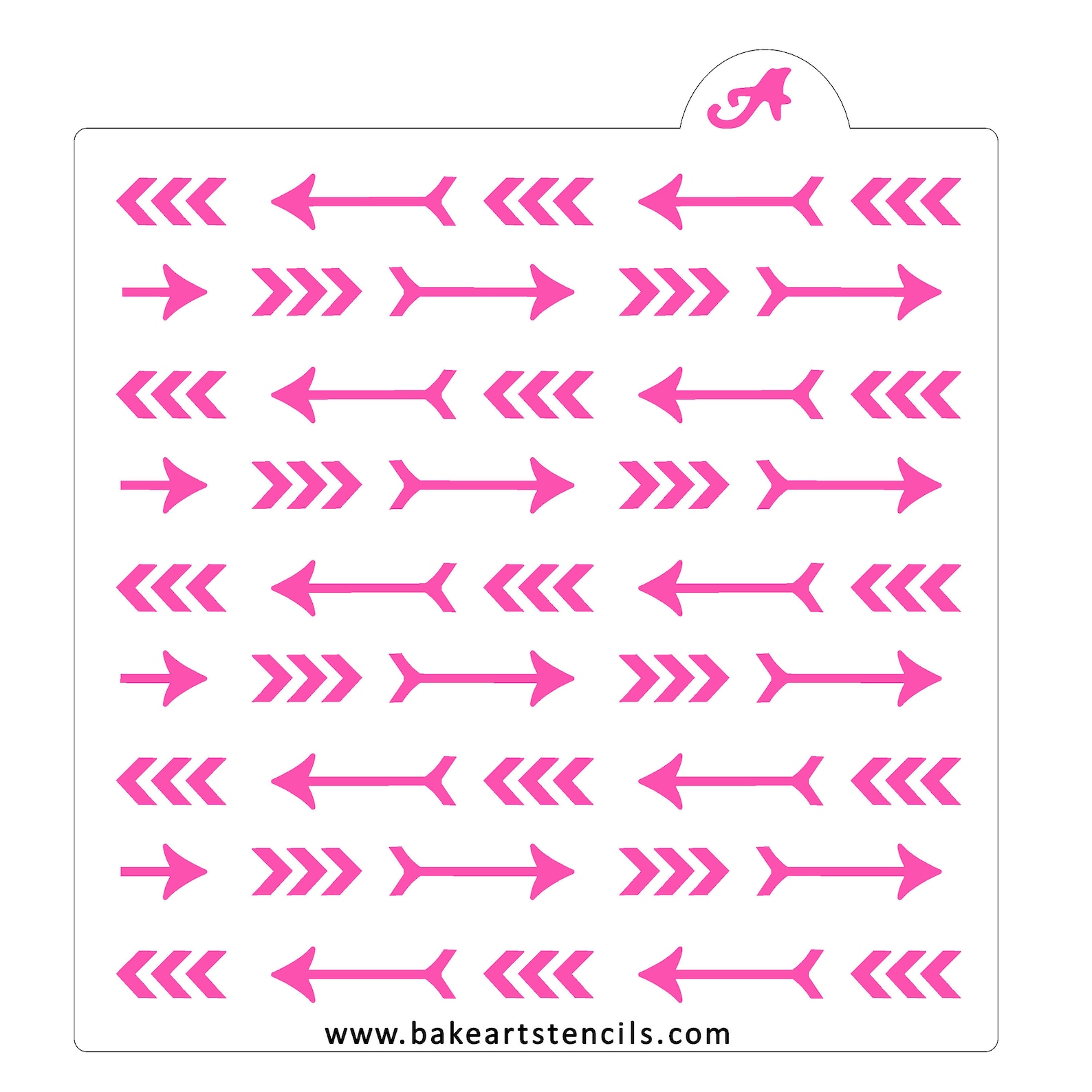 Arrow Bohemian Cookie Stencil Arrowhead Cooking Stencil - Etsy