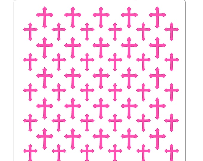 Cross 100 Stencil - Etsy
