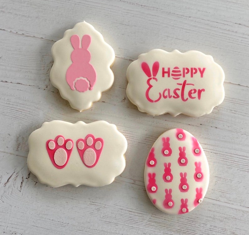 Bunny Tail Cookie Stencil Easter Bunny Cookie Stencil Easter - Etsy