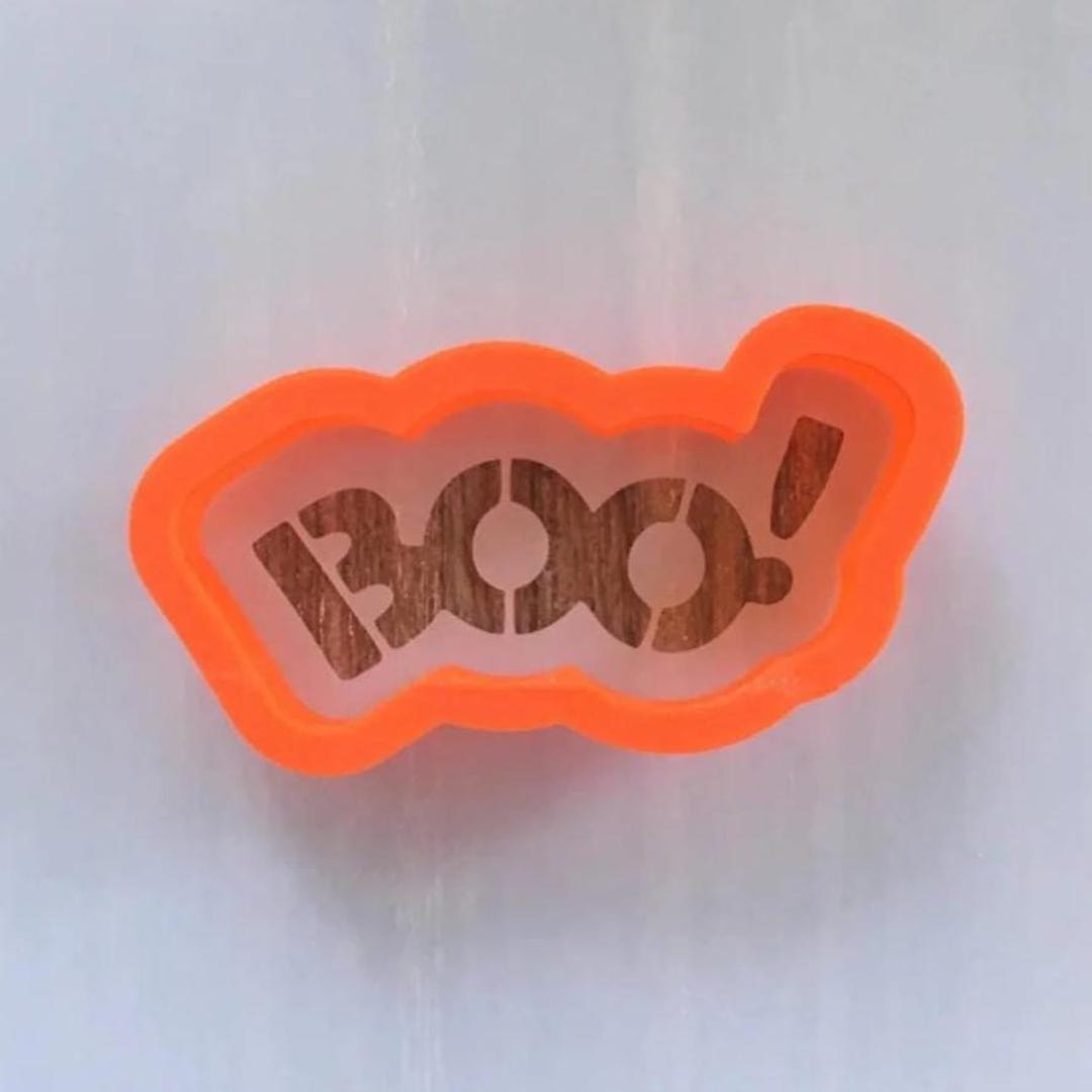 Halloween Boo Cookie Cutter & Stencil Set: Spooky Cookie Decorating - Etsy