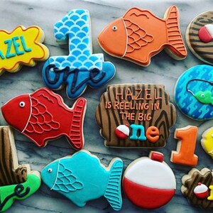 Beach Waves Pattern Cookie Stencil, Waves Cookie Stencil, Ocean Cookie ...