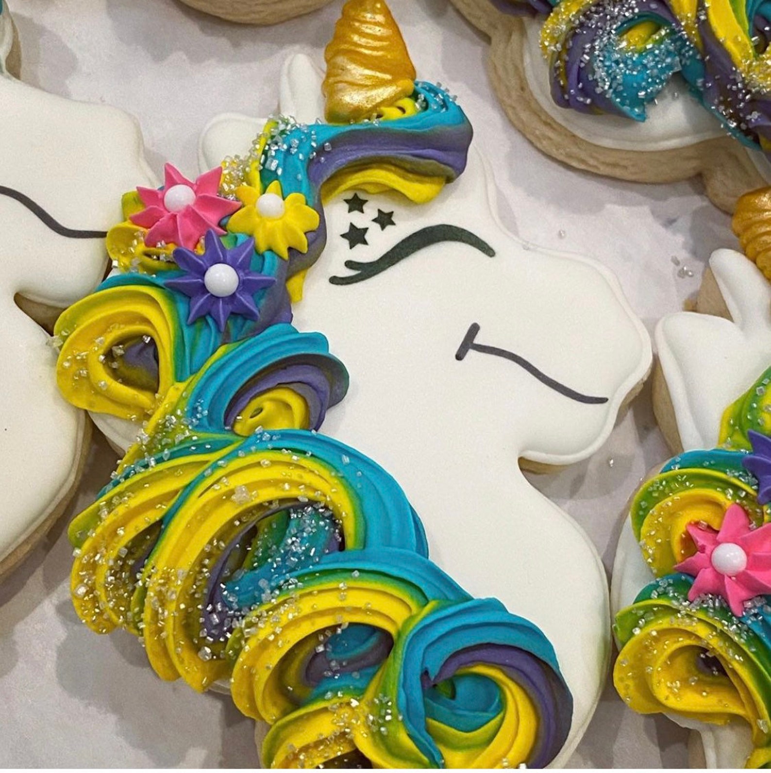 Unicorn Lashes Cookie Stencil Eyelashes Cookie Stencil - Etsy