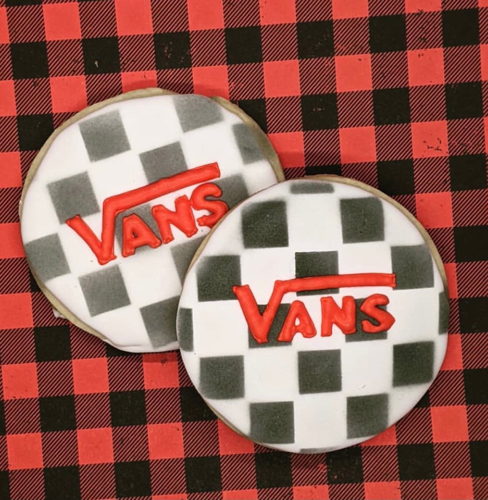 Checkerboard Pattern Cookie Stencil Checker Board Stencil - Etsy