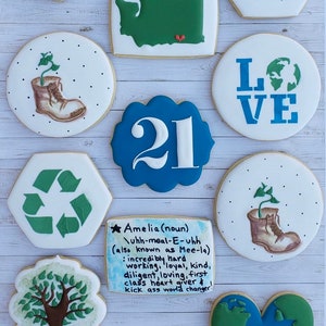Recycle Symbol Cookie Stencil: Earth Day Baking - Etsy