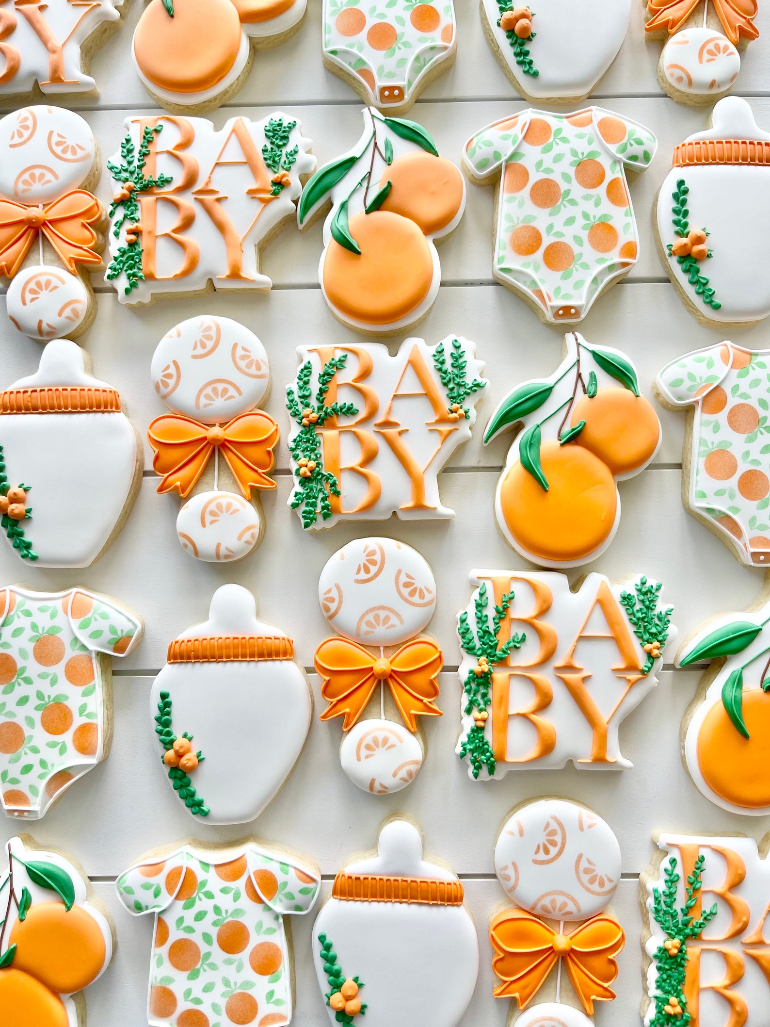 Citrus Slice Pattern Cookie Stencil: Summer Baking - Etsy