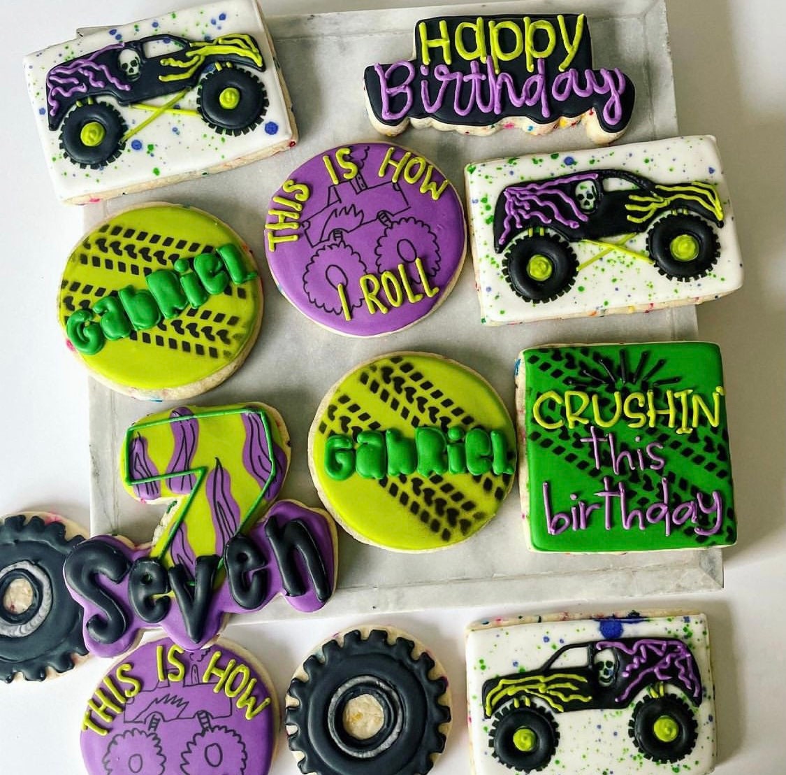 Tire Tracks Cookie Stencil Tire Track Pattern Cookies Cars | Etsy Australia