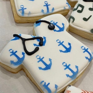 Anchor Pattern Cookie Stencil, Anchors Pattern Cookie Stencil, Nautical ...