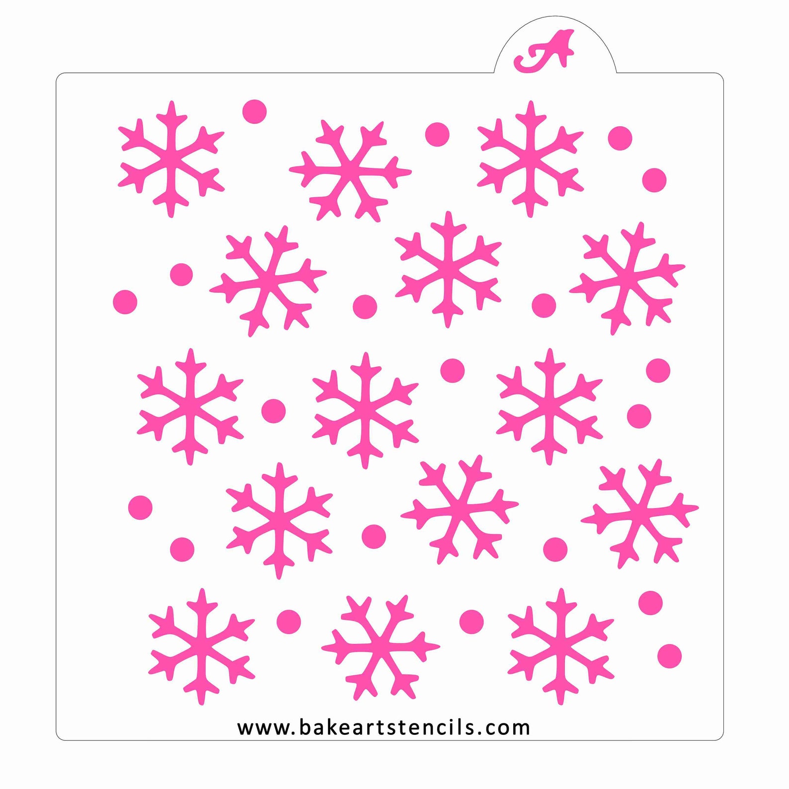 Snowflake Cookie Stencil Snowflake Cake Stencil Frozen - Etsy