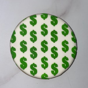 Dollar Signs Pattern Stencil, Dollar Cookie Stencil, Money Cookie ...