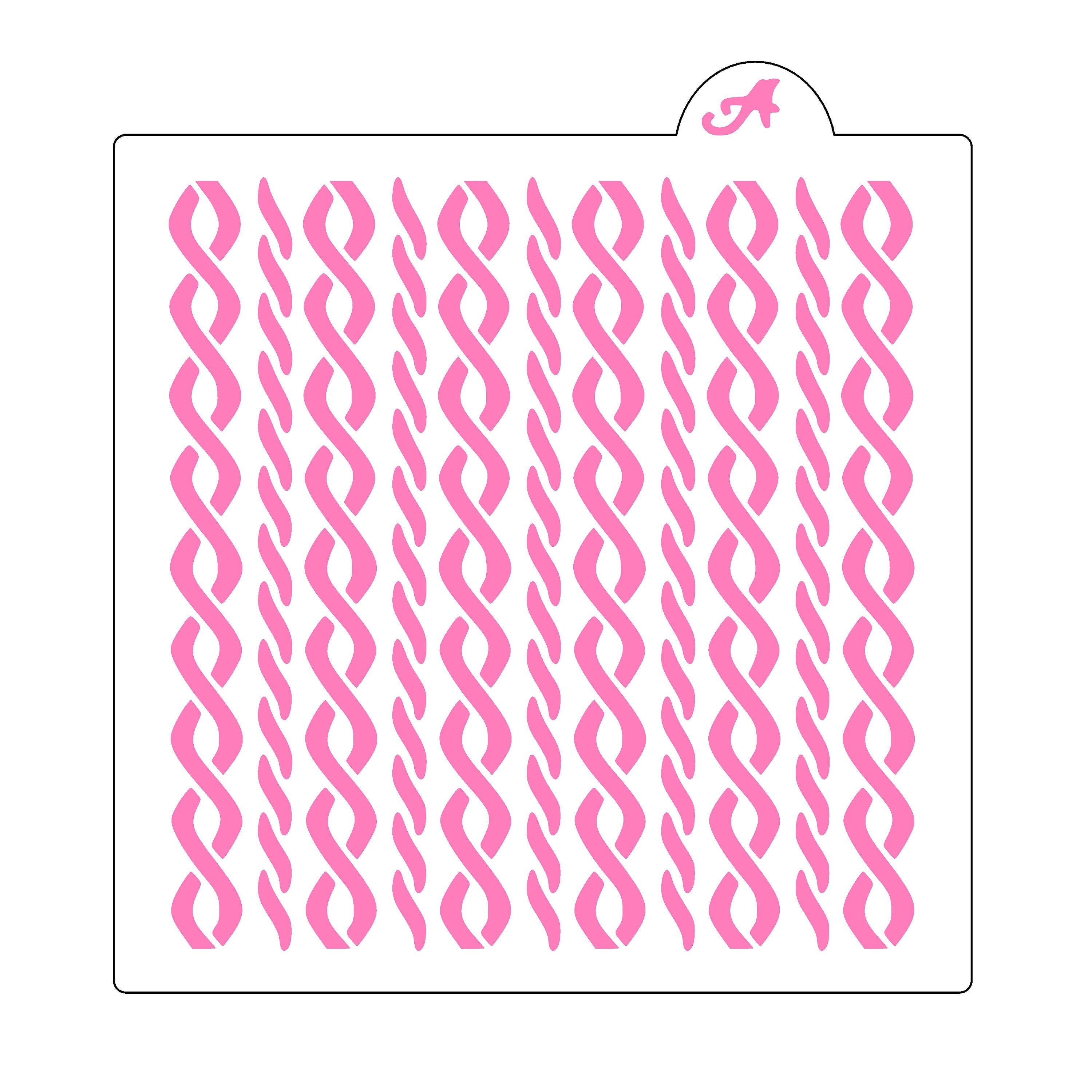 Cozy Sweater Pattern Cookie Stencil Sweater Stencil - Etsy