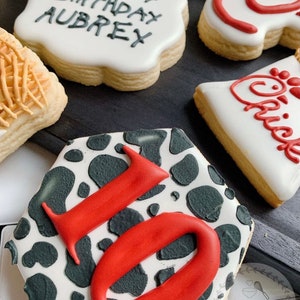 Cow Print Cookie Stencil, Animal Cookie Stencil - Etsy