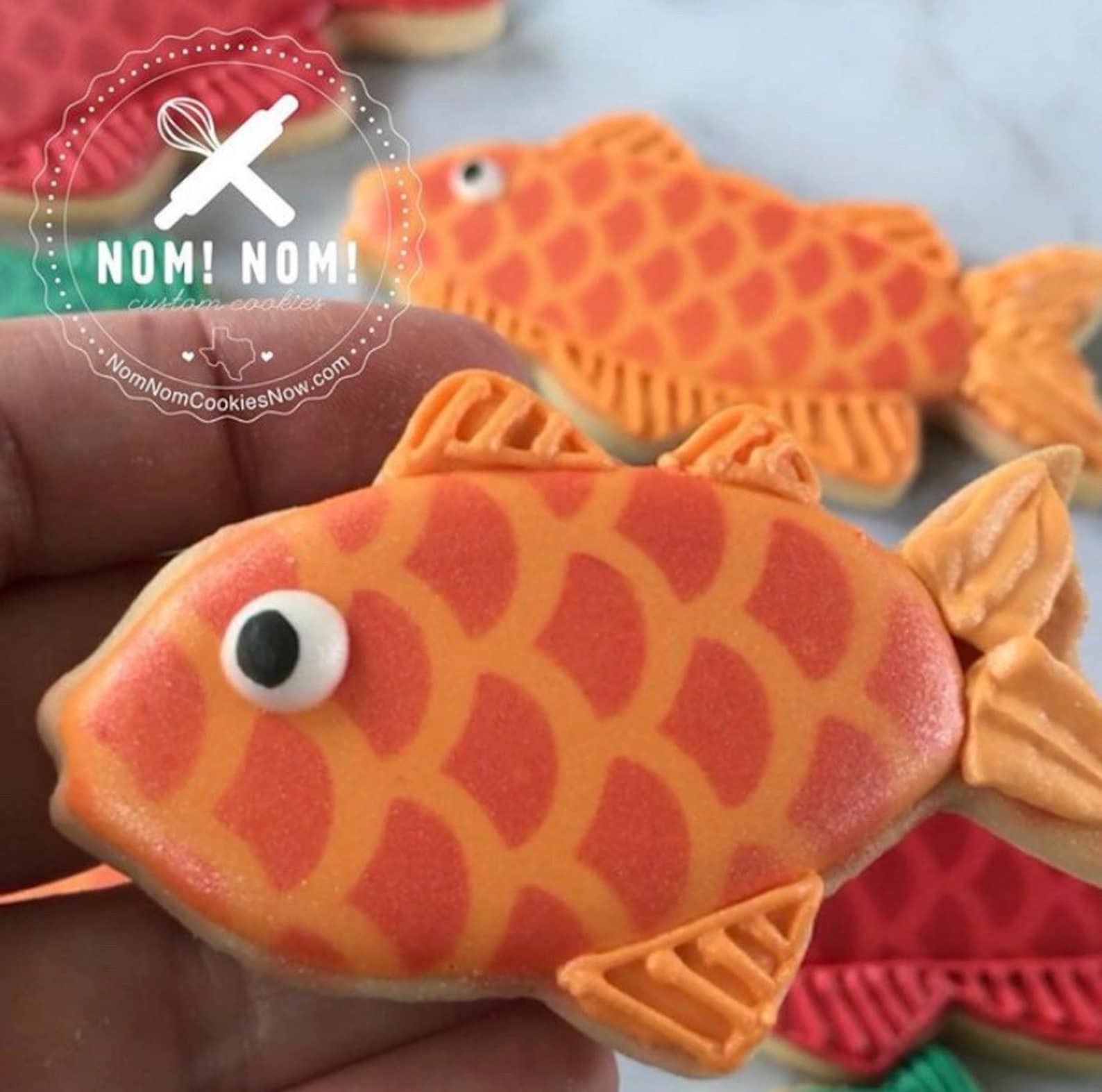 Fish Scales Cookie Stencil Fish Scales Stencil Scales - Etsy Canada