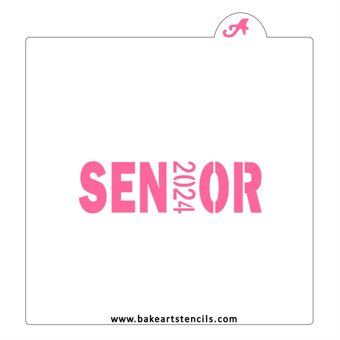 Senior 2024 Cookie Stencil, Graduation Stencil - Etsy