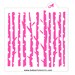 Birch Trees Cookie Stencil, Winter Forest Pattern - Etsy