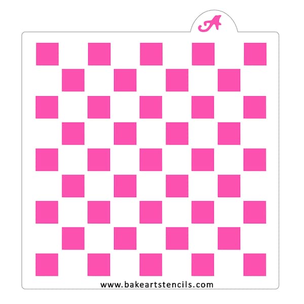 Checker Board Stencil - Etsy