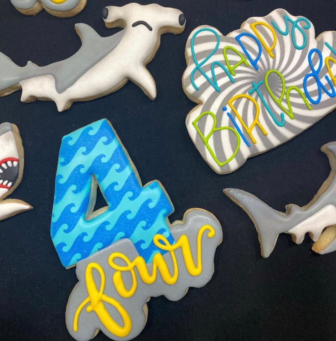 Beach Waves Pattern Cookie Stencil Waves Cookie Stencil - Etsy