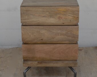 Mango Wood Nightstand - Etsy