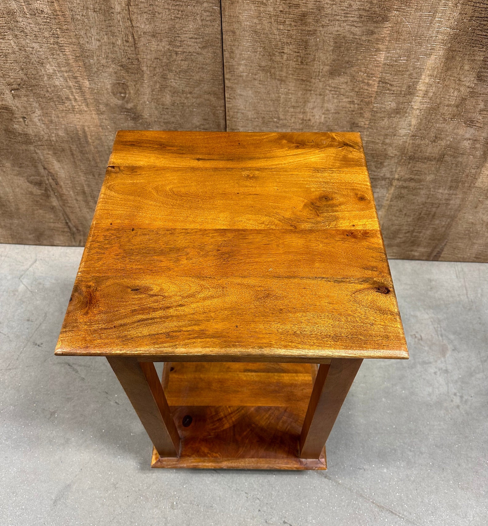 Mango Wood Nightstand/side Table Door & Drawer - Etsy