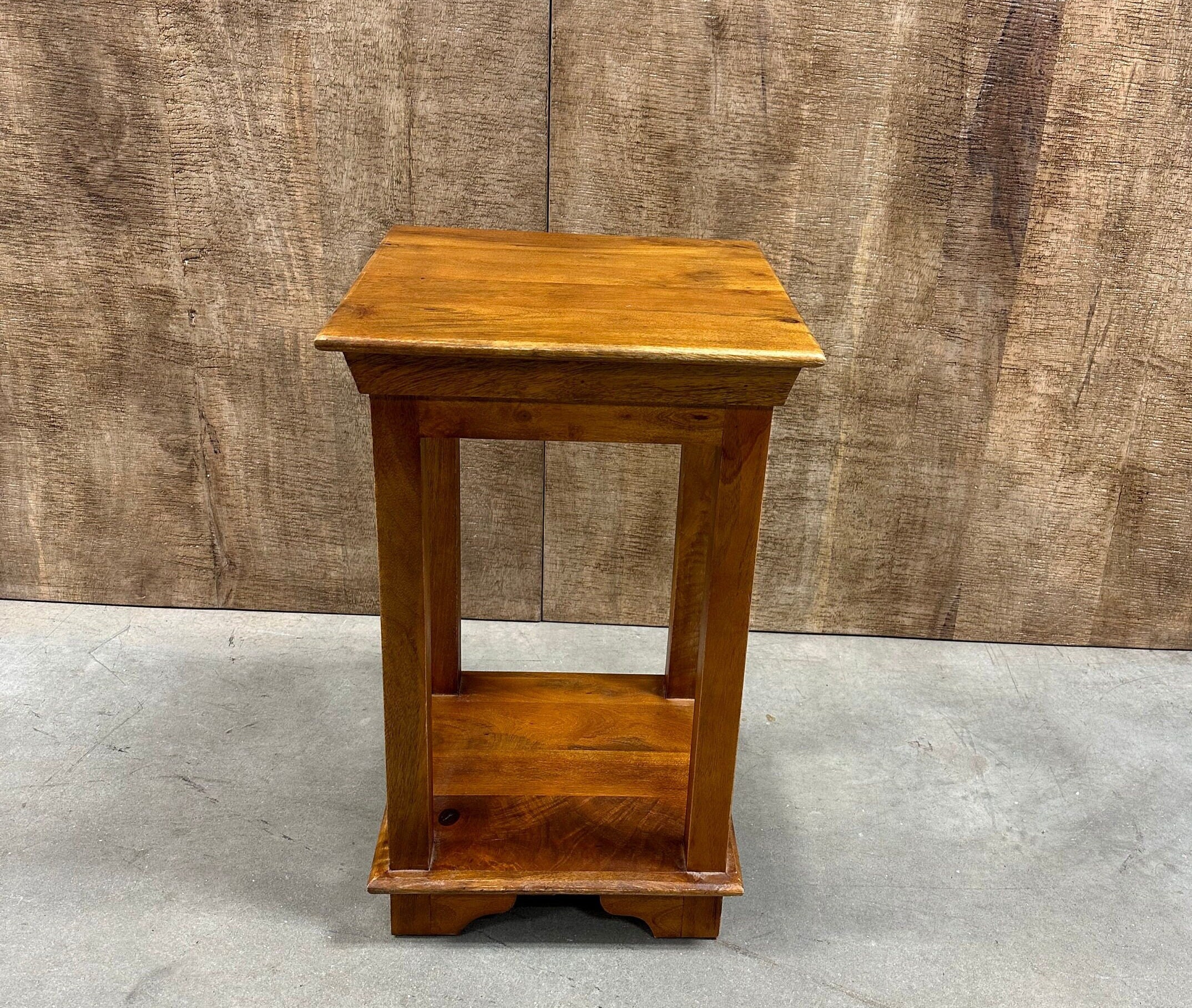Mango Wood Nightstand/side Table Door & Drawer - Etsy