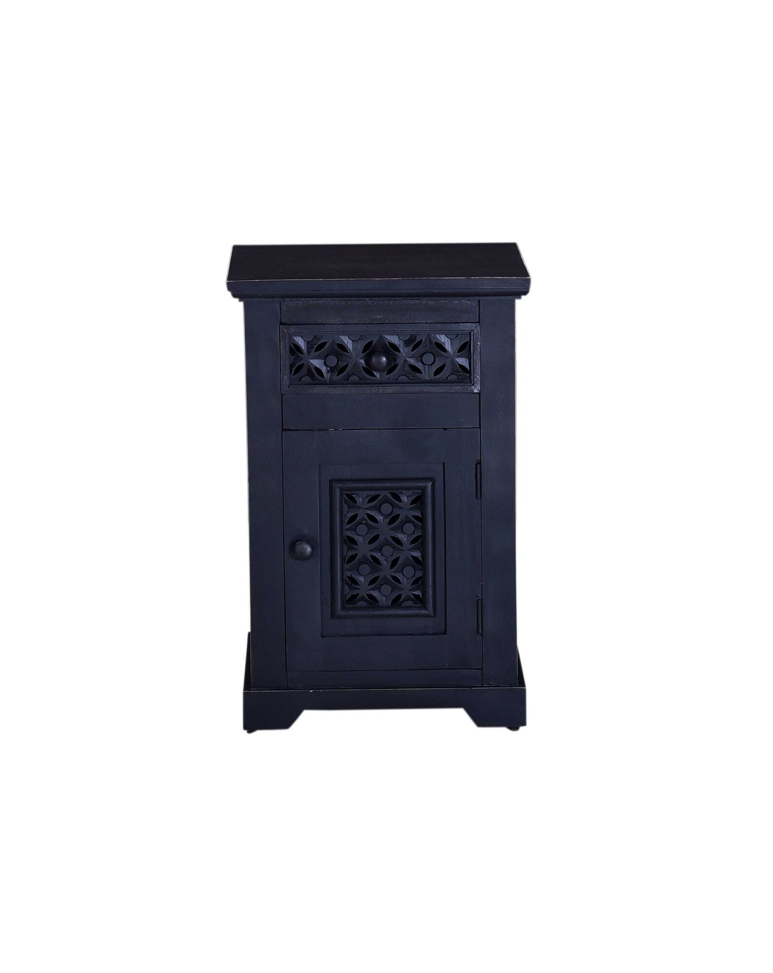 Mango Wood Nightstand/side Table Door & Drawer - Etsy