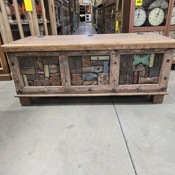 Reclaimed Wood Chest - Etsy