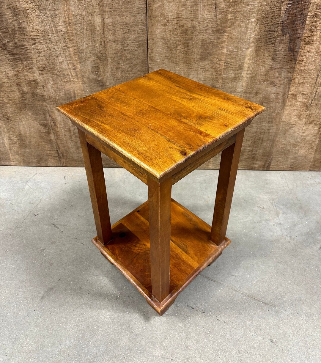 Mango Wood Nightstand/side Table Door & Drawer - Etsy