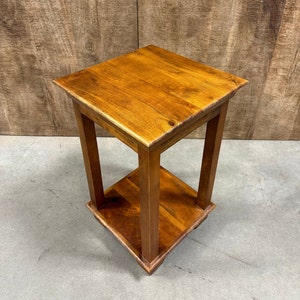 Mango Wood Nightstand/side Table Door & Drawer - Etsy