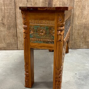 Reclaimed Teak Wood Console Table. - Etsy