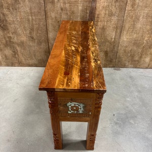 Reclaimed Teak Wood Console Table. - Etsy