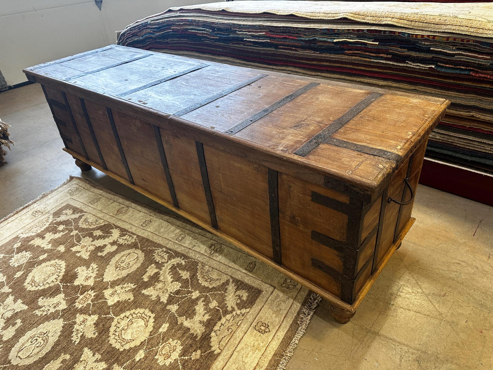 Vintage Wood Trunk. - Etsy