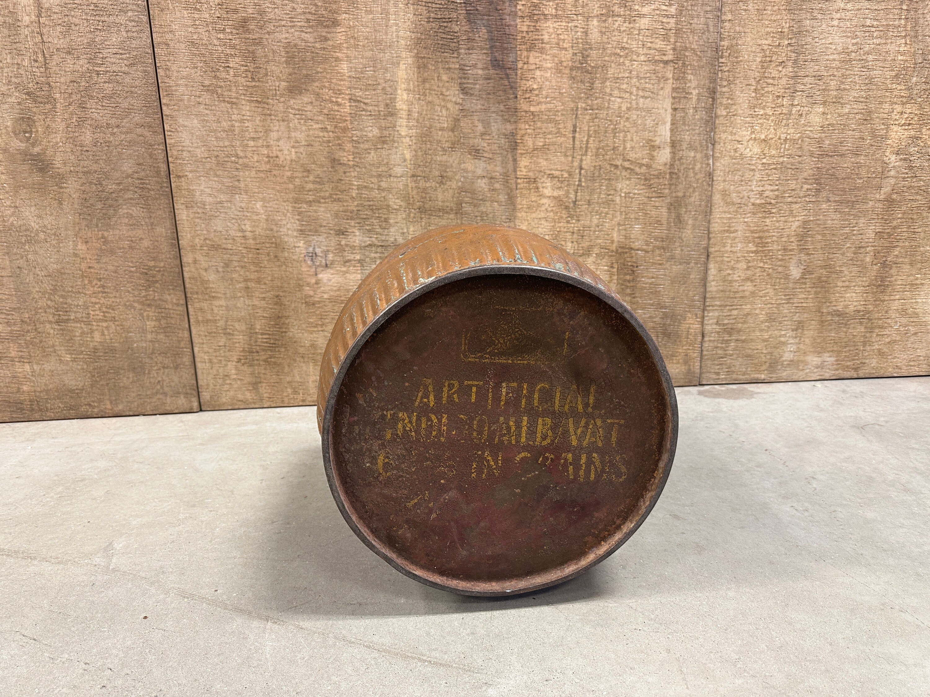 Authentic Indian Vintage Rustic Iron Barrel With Openable Lid - Etsy