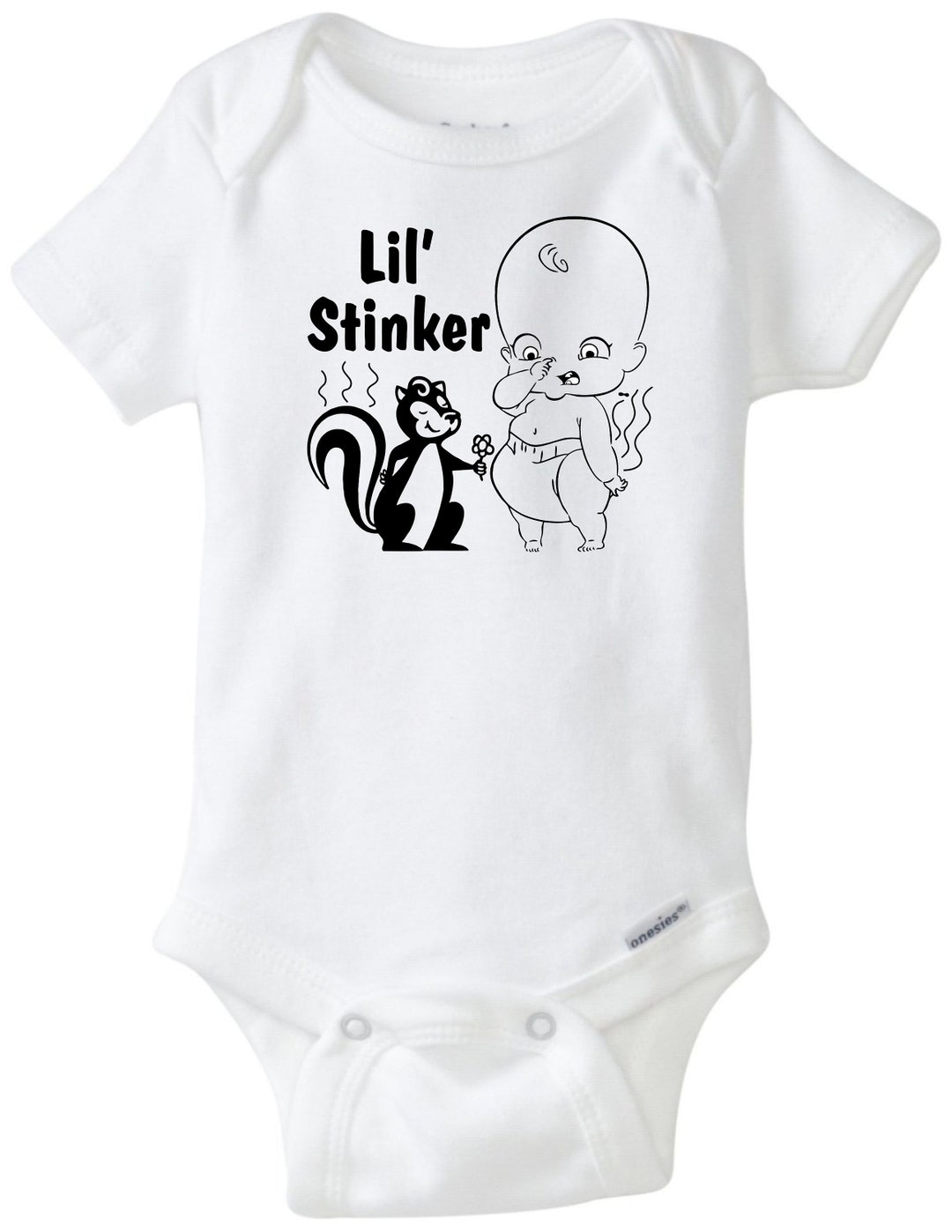 Lil' Stinker White Baby Onesie Onepiece Funny Silly Cute - Etsy Italia