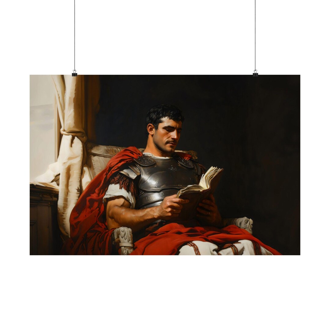 Reading Roman Maximalist Eclectic Victorian Poster Print | Bold Altered ...