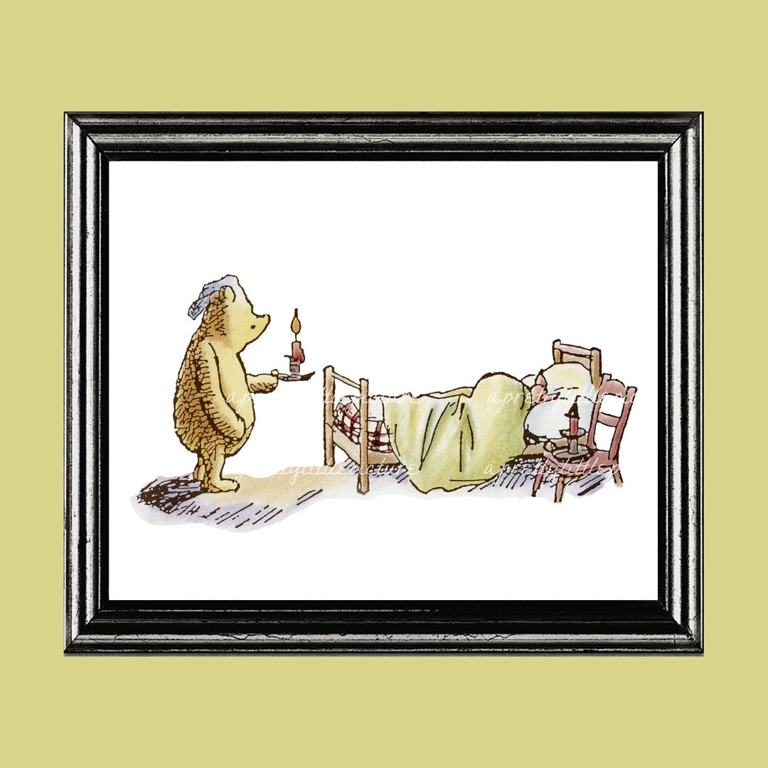 Classic Pooh Art Prints. Classic Pooh Nursery Art. Classic - Etsy