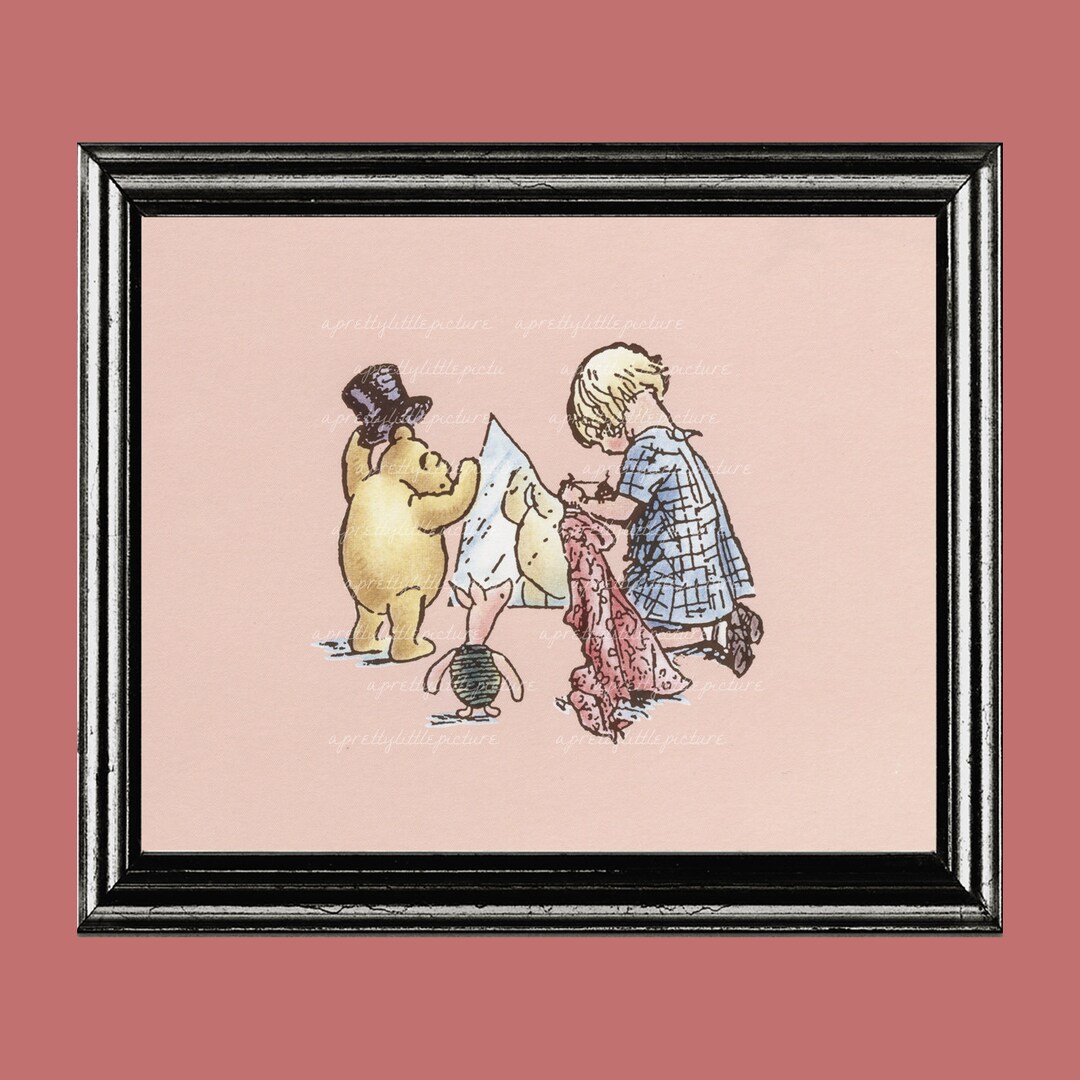 Classic Pooh Art Prints. Classic Pooh Nursery Art. Classic Pooh and ...