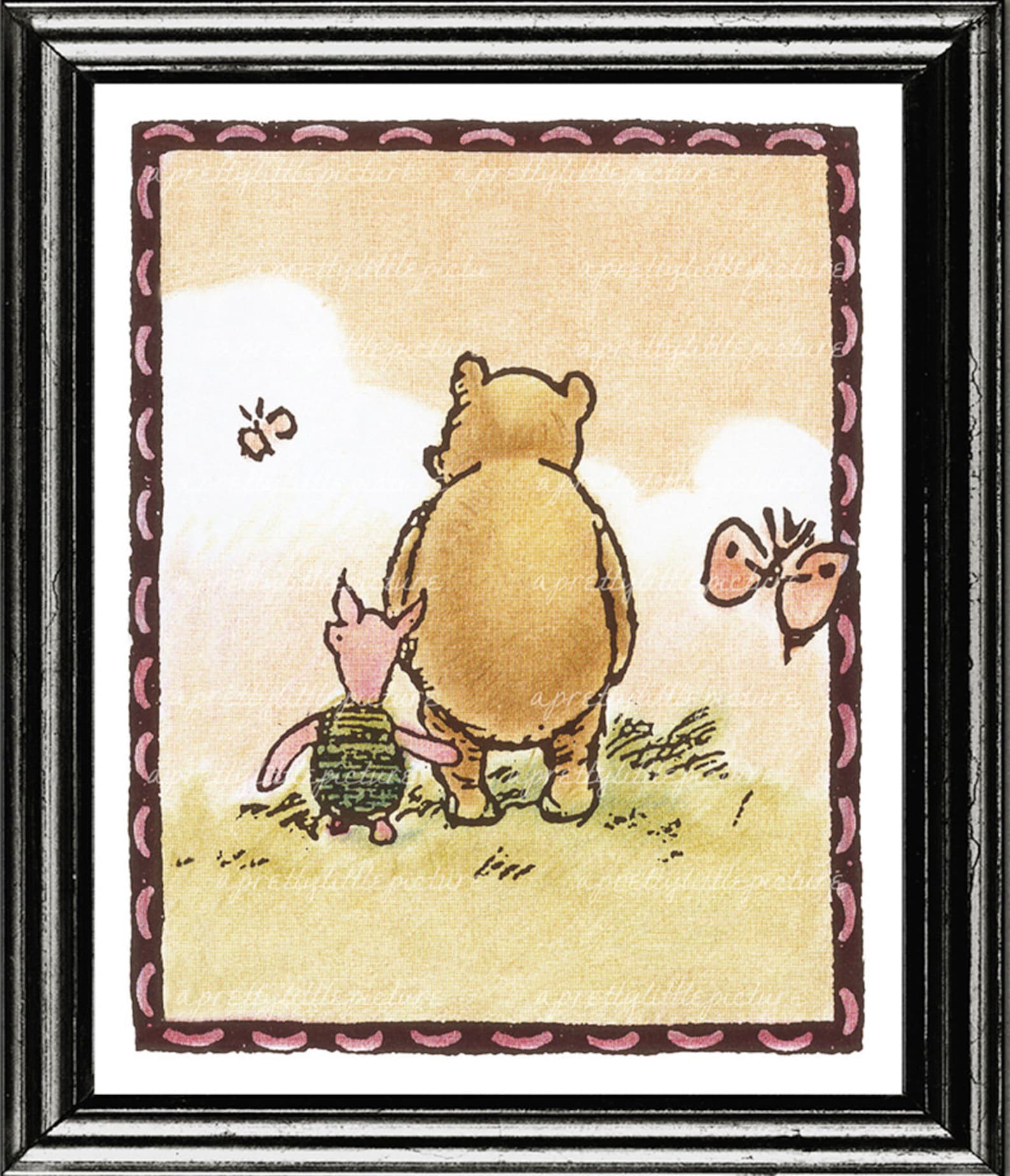 Classic Winnie the Pooh Print Fine Art Print Featuring Pooh | Etsy