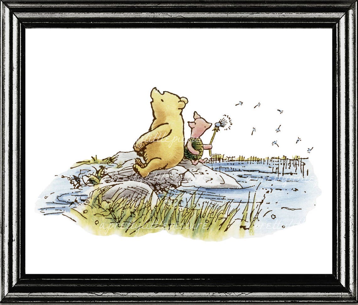Classic Pooh Art Prints. Classic Pooh Nursery Art. Classic - Etsy