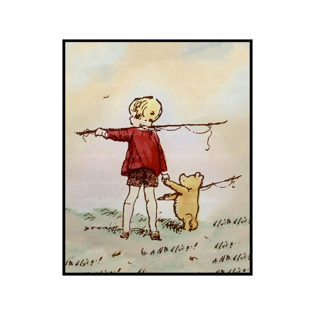 Classic Pooh Art Prints. Classic Pooh Nursery Art. Classic Pooh and ...