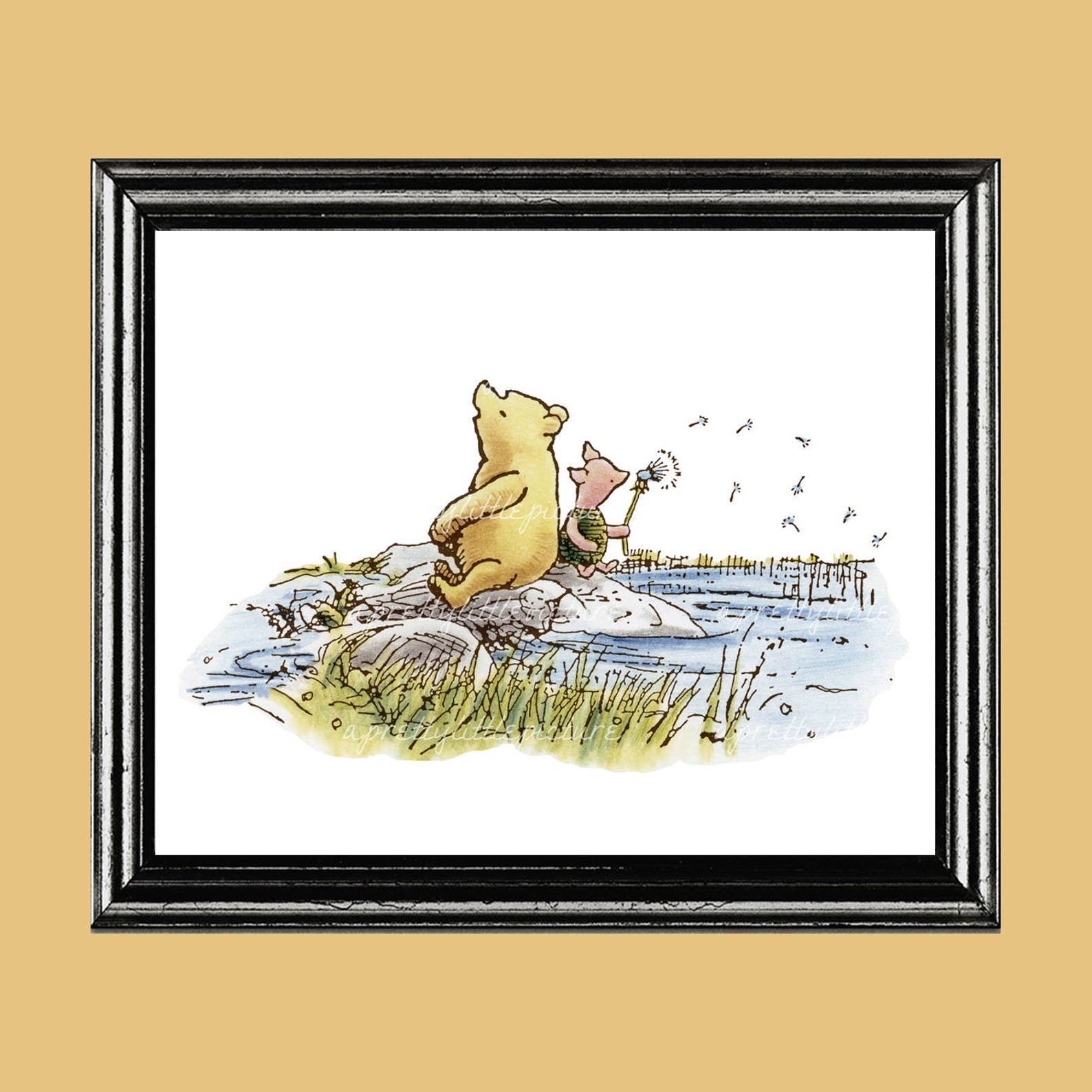 Classic Pooh Art Prints. Classic Pooh Nursery Art. Classic - Etsy