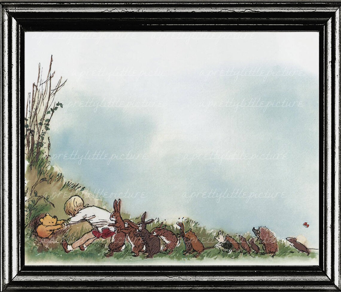 Classic Pooh Art Prints. Classic Pooh Nursery Art. Classic - Etsy