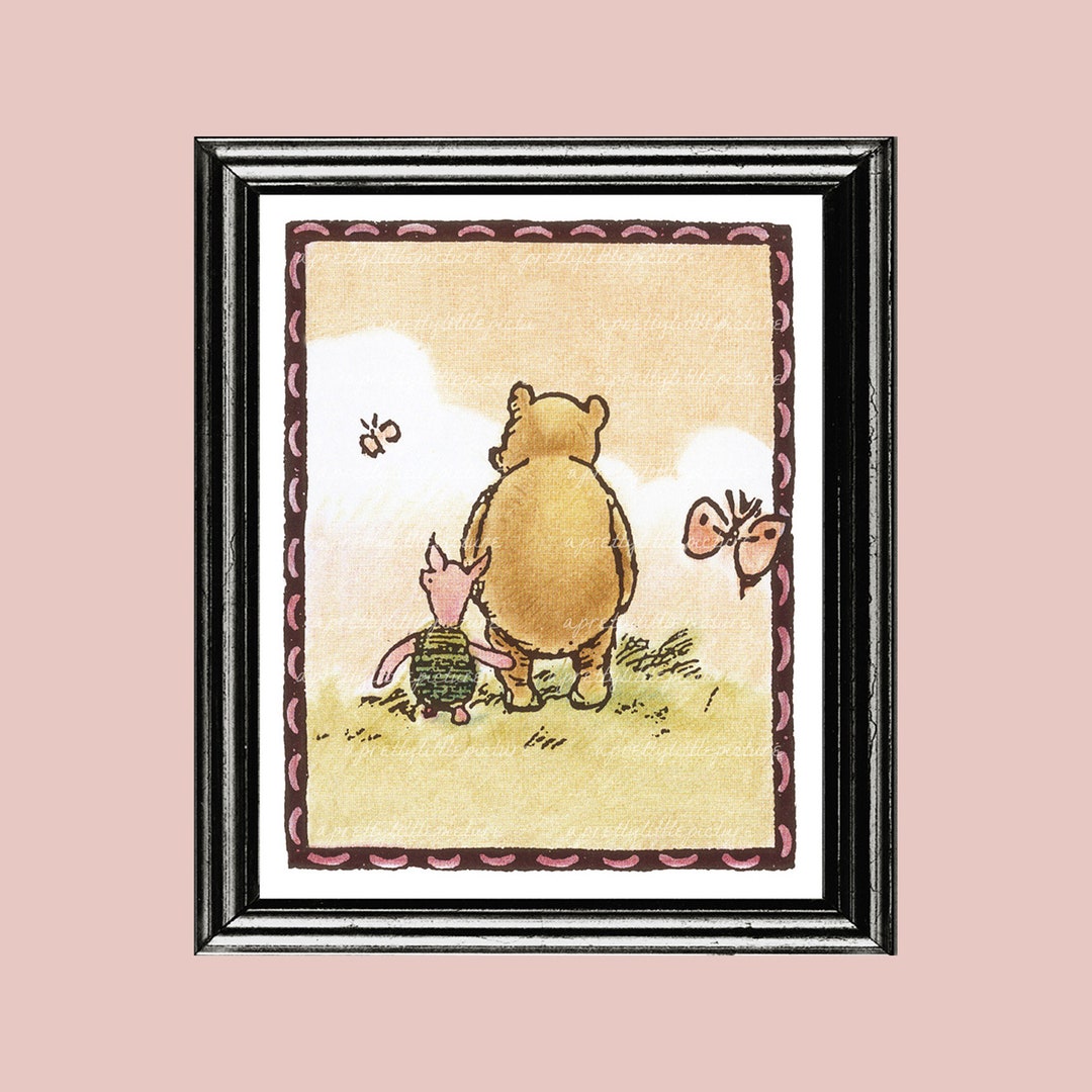 Classic Pooh Art Prints. Classic Pooh Nursery Art. Classic - Etsy