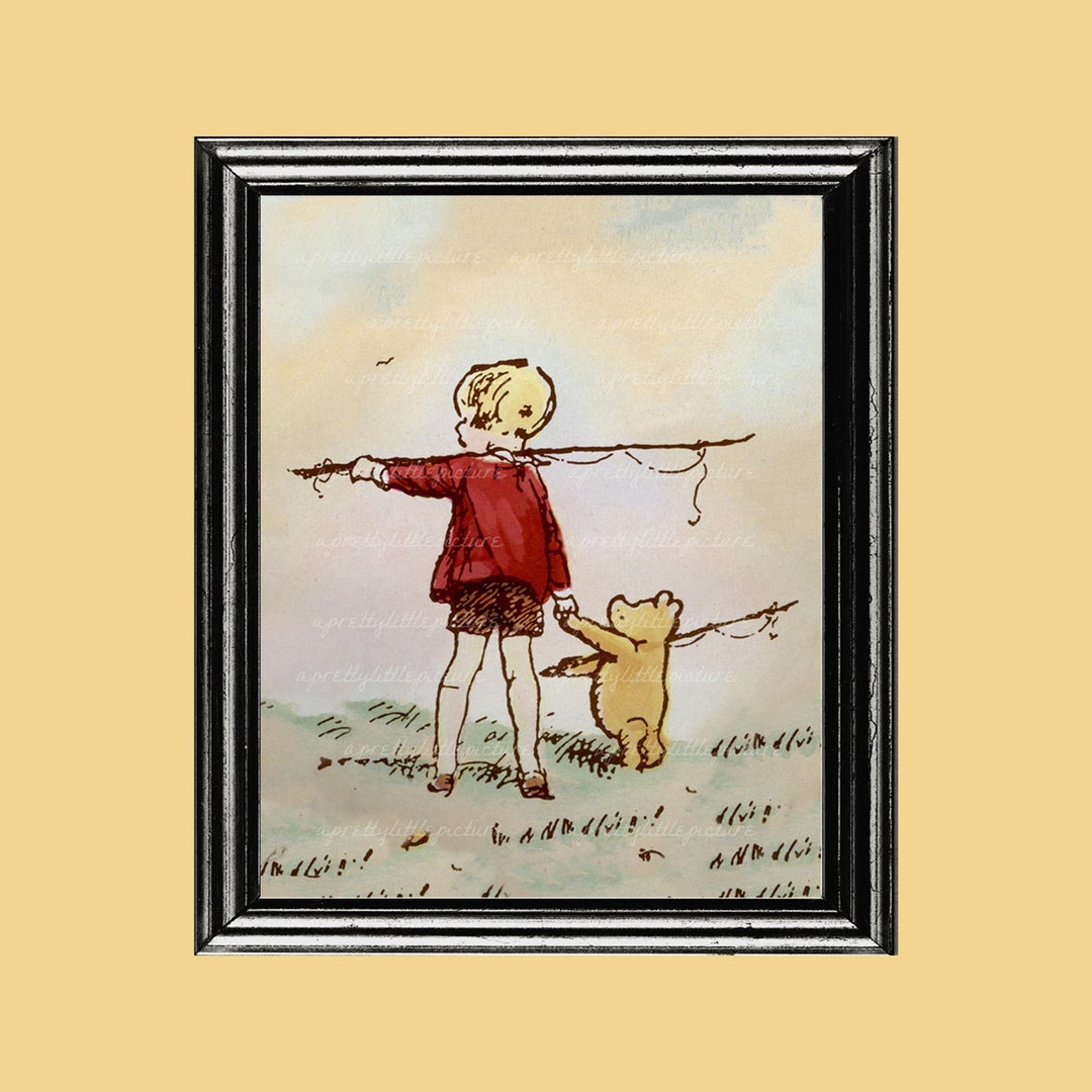 Classic Pooh Art Prints. Classic Pooh Nursery Art. Classic - Etsy