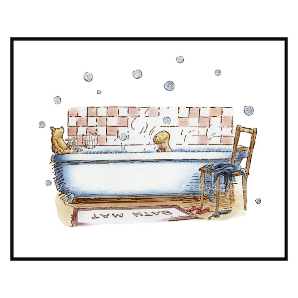 Bathroom Winnie the Pooh Decor - Etsy