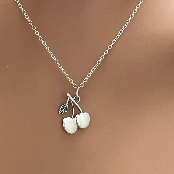 Cherry Necklace - Etsy